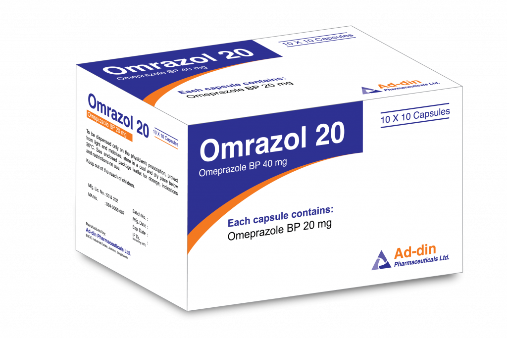 Omrazol 20 Capsule – Ad-din Pharmaceuticals Limited