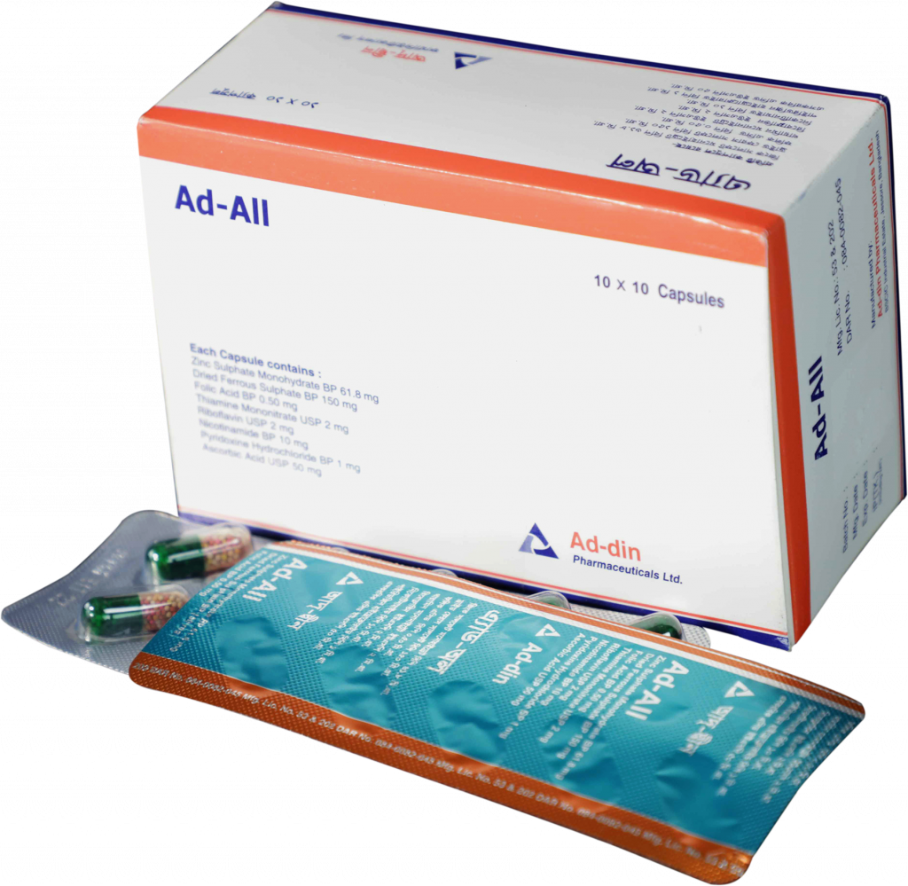 Ad-All Capsule – Ad-din Pharmaceuticals Limited