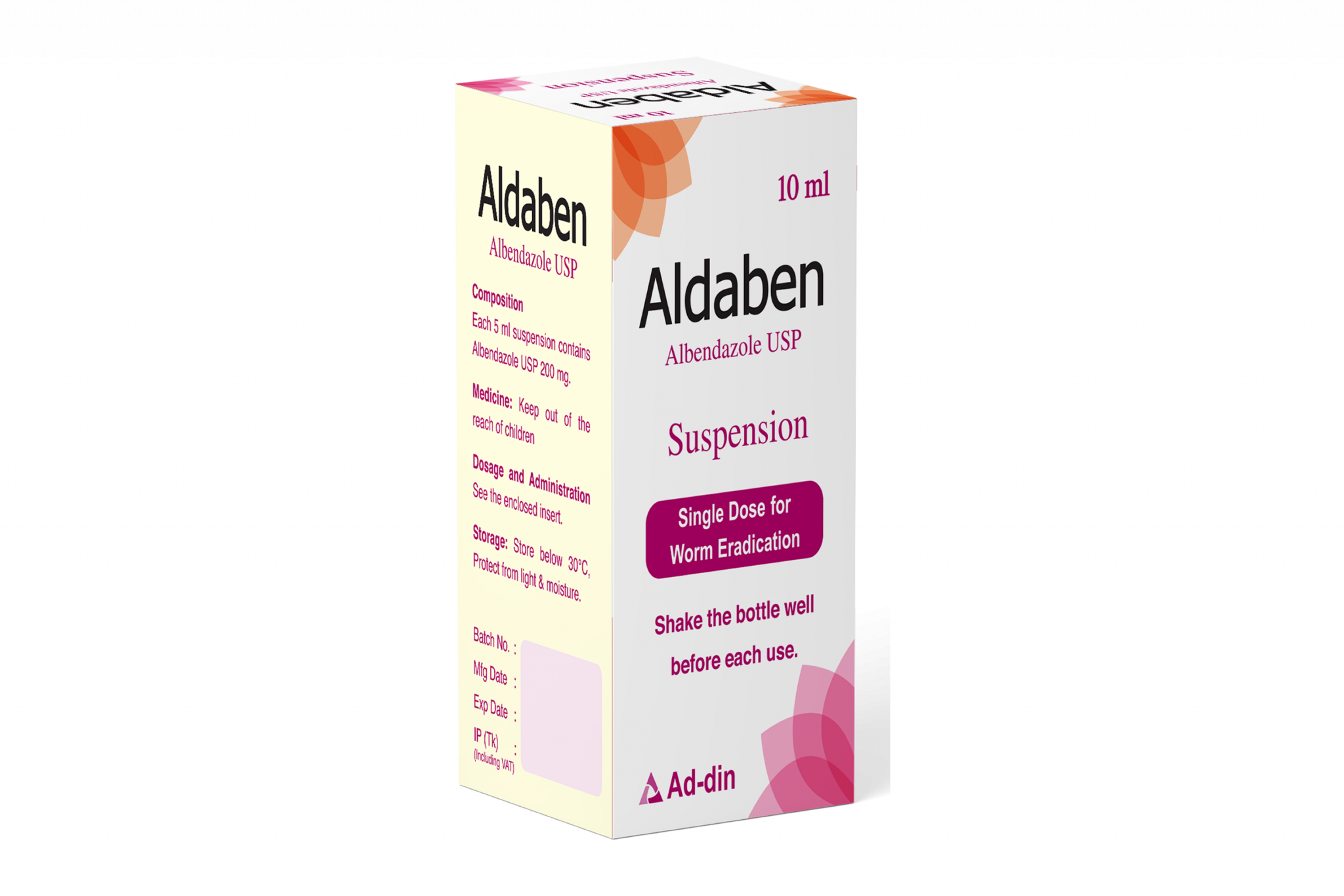 Aldaben Suspension – Ad-din Pharmaceuticals Limited