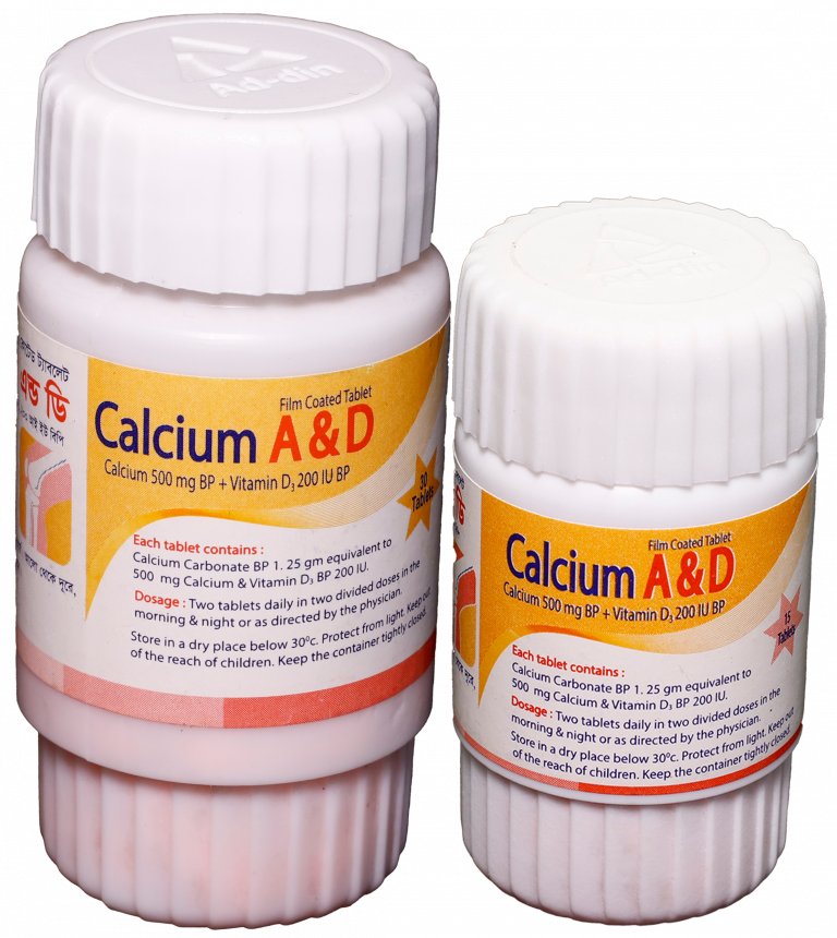 Calcium A&D Tablet – Ad-din Pharmaceuticals Limited