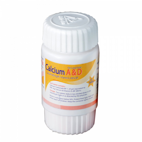 Calcium A&D Tablet (15) – Ad-din Pharmaceuticals Limited
