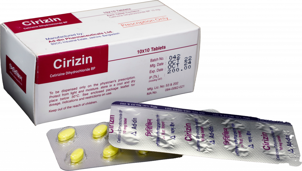 Cirizin Tablet – Ad-din Pharmaceuticals Limited