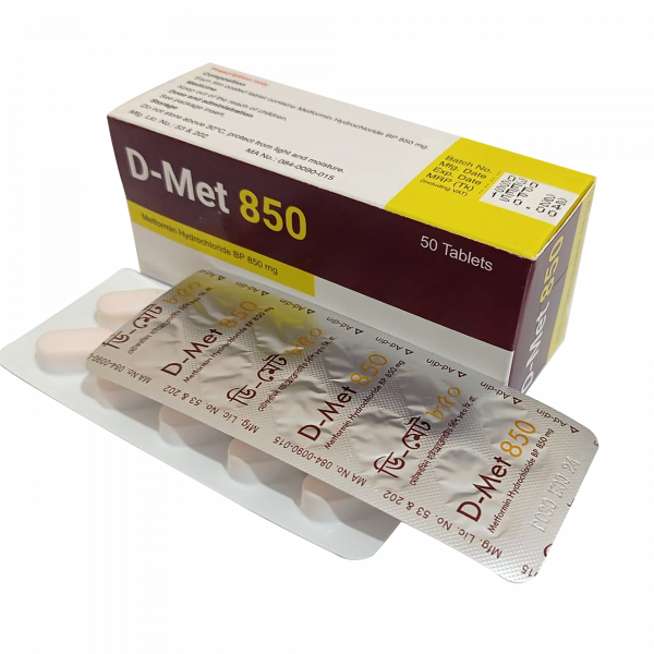 D-Met 500 Tablet – Ad-din Pharmaceuticals Limited