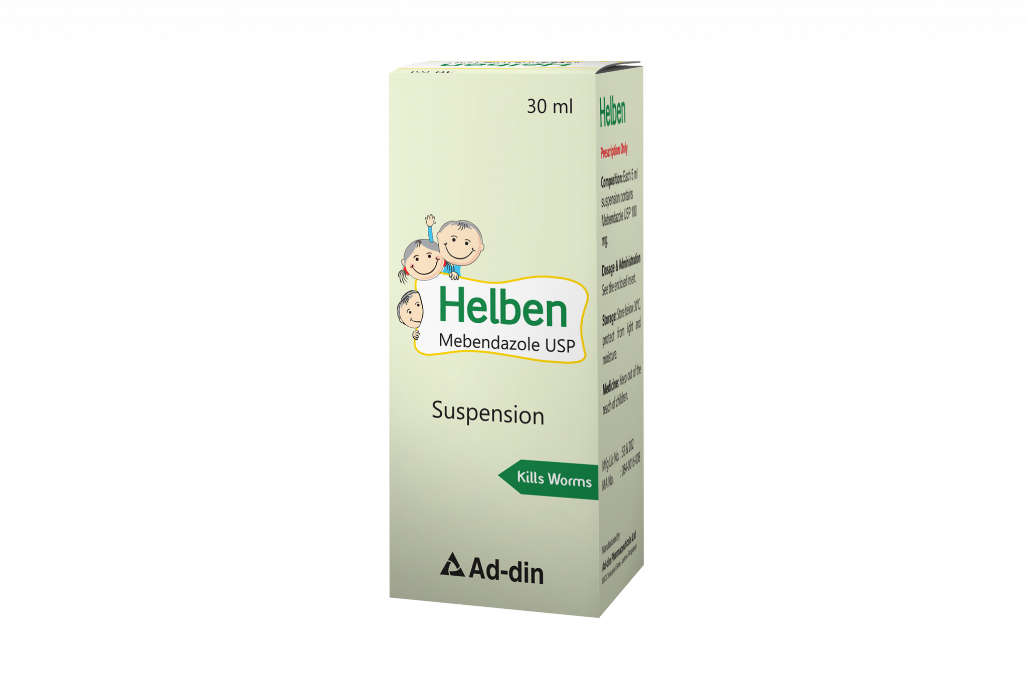 Helben Suspension – Ad-din Pharmaceuticals Limited