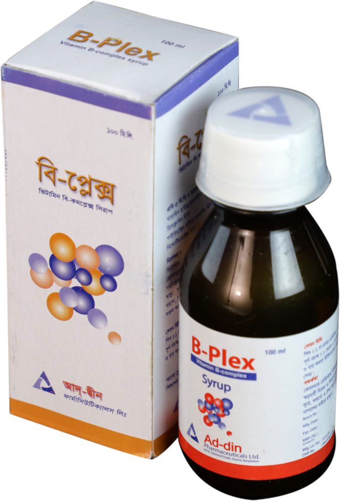 B-Plex Syrup 100ml bottle – Ad-din Pharmaceuticals Limited