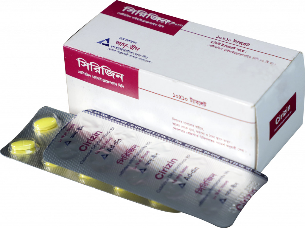 Cirizin 10mg Tablet – Ad-din Pharmaceuticals Limited