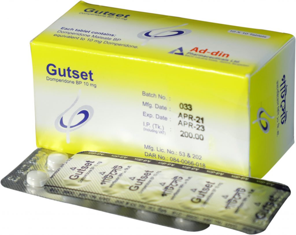 Gutset 10 mg Tablet – Ad-din Pharmaceuticals Limited