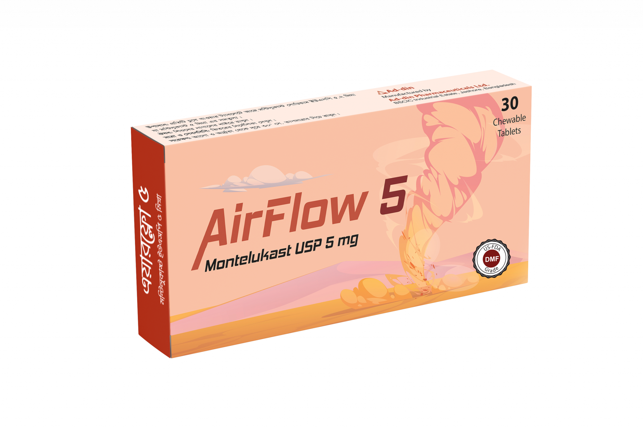 Airflow 5 Chew. Tablet – Ad-din Pharmaceuticals Limited