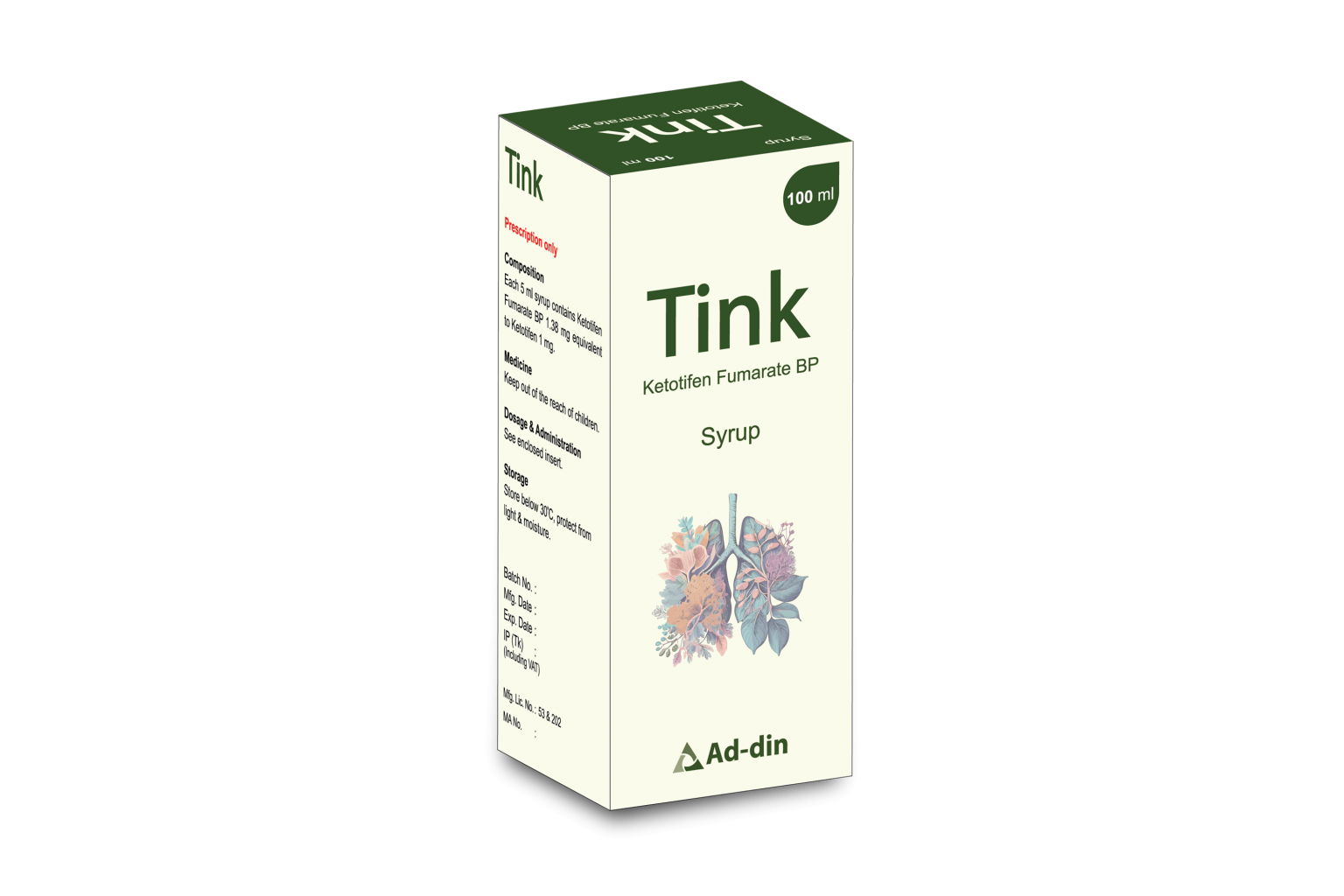 Tink Syrup – Ad-din Pharmaceuticals Limited