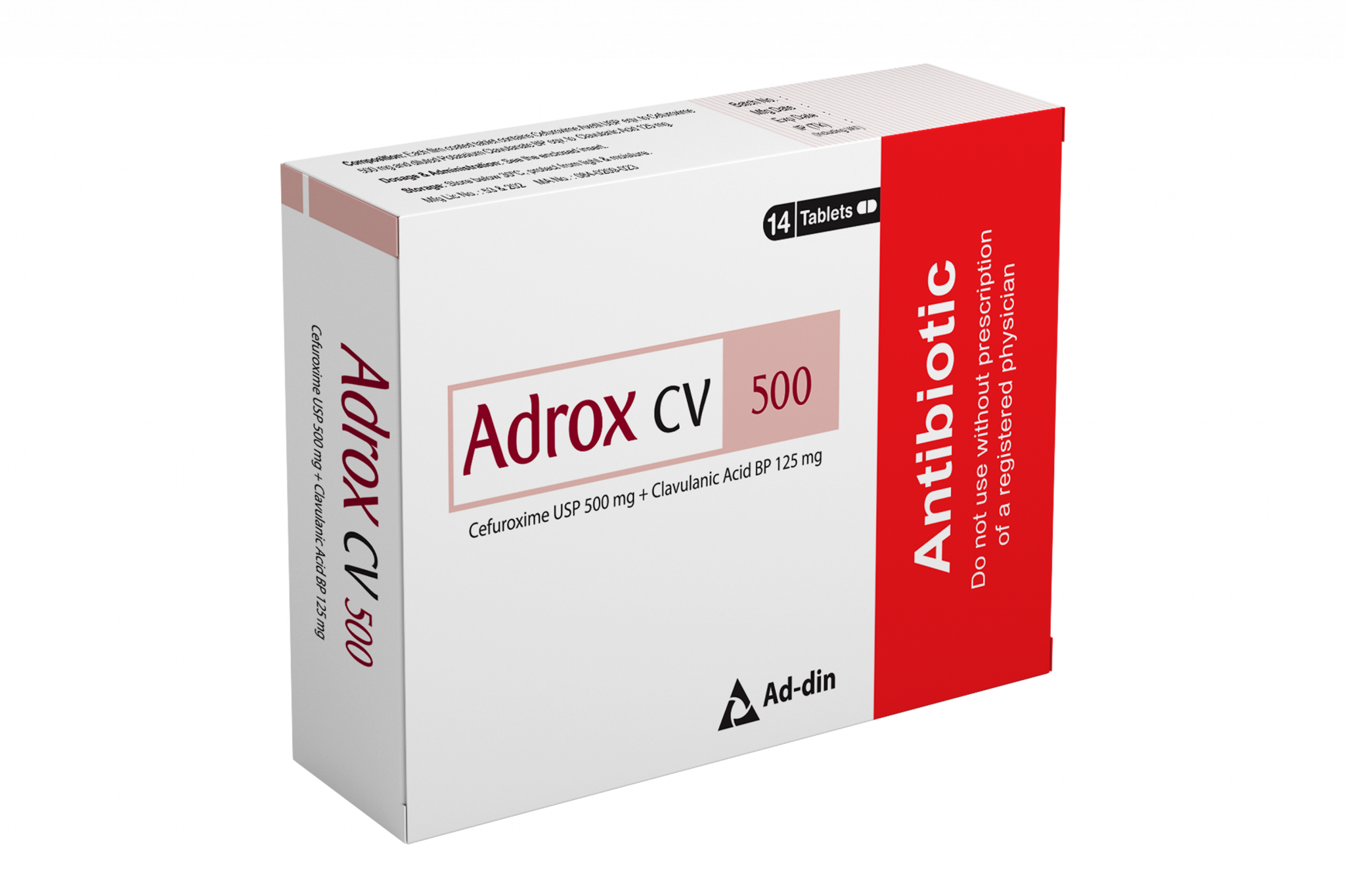 Adrox CV 500 Tablet – Ad-din Pharmaceuticals Limited